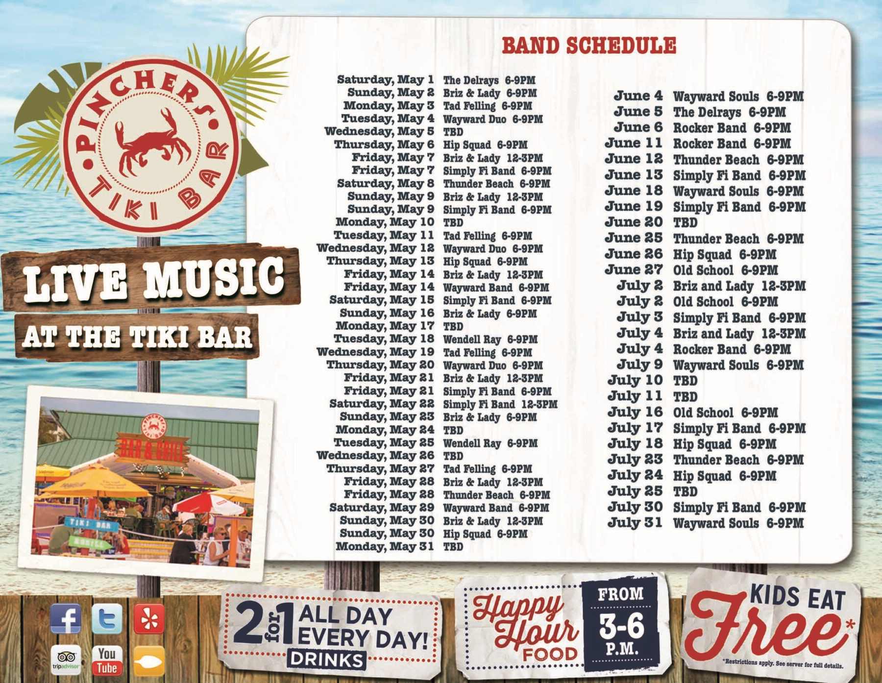 LOCATIONS - Pinchers